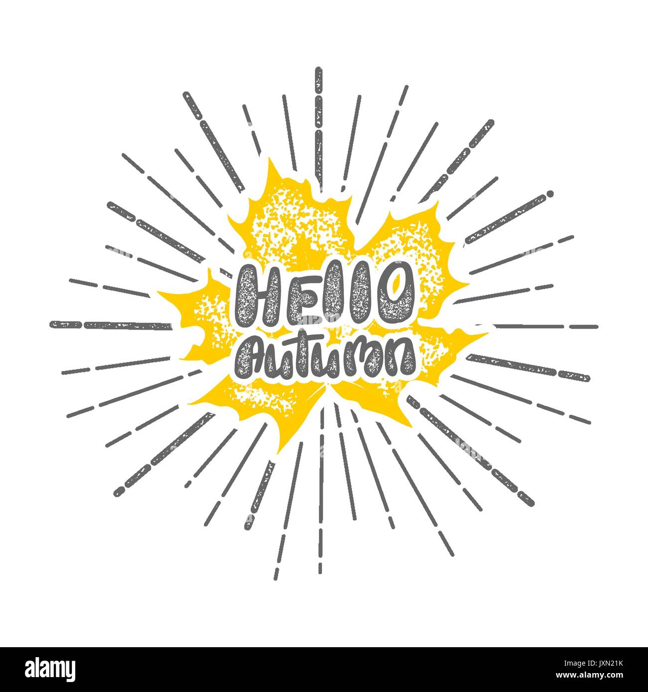 Template card handwritten hello Cut Out Stock Images & Pictures - Alamy