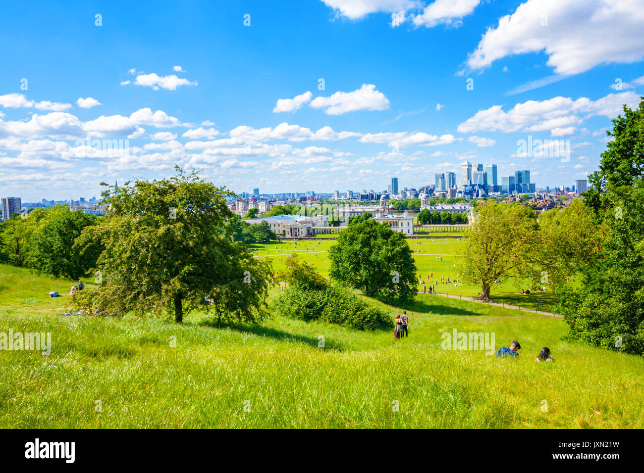View of central London from Primrose Hill Stock Photo - Alamy