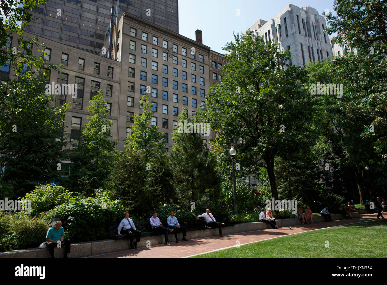 Post Office Square Park Boston Massachusetts Stock Photo - Alamy
