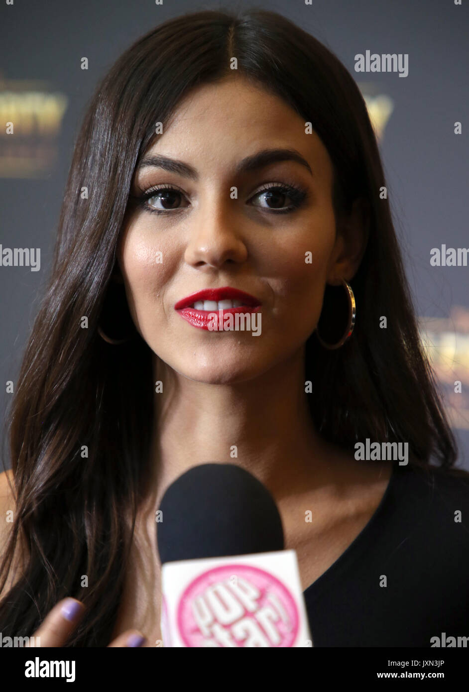 The Celebrity Experience event - Arrivals Featuring: Victoria Justice ...