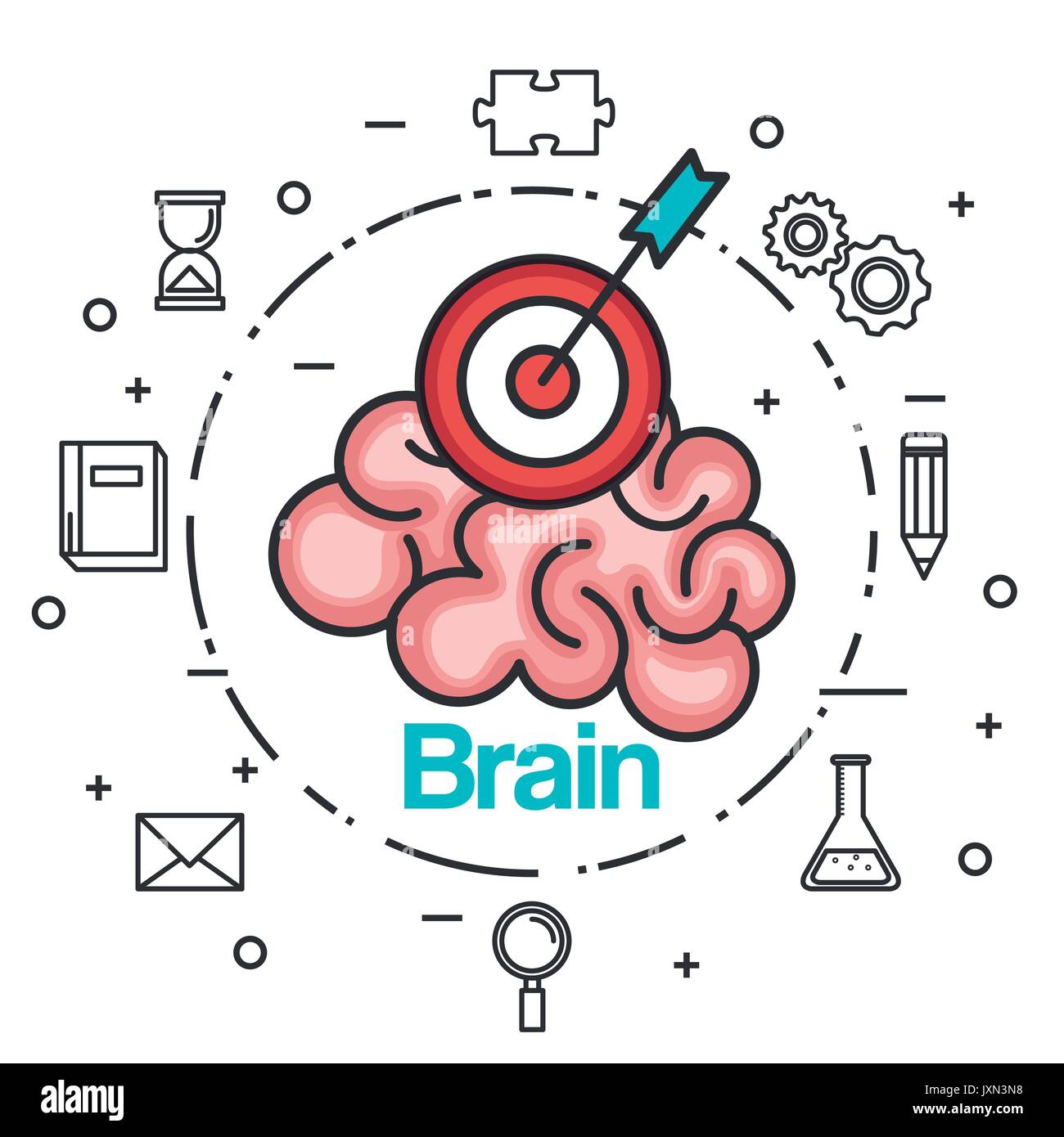 brain strategy think idea power concept Stock Vector Image & Art - Alamy