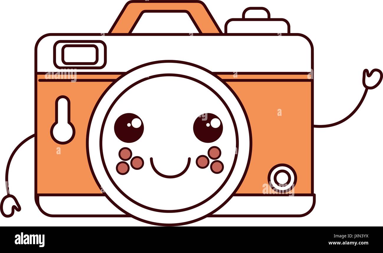 photographic camera kawaii character Stock Vector Image & Art - Alamy