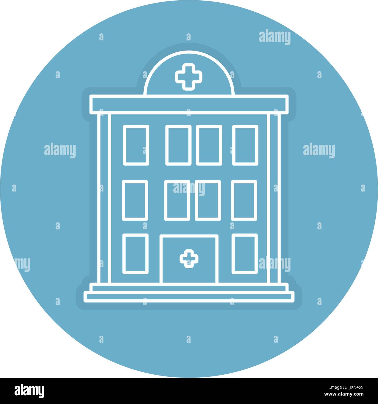 Hospital helipad Stock Vector Images - Alamy