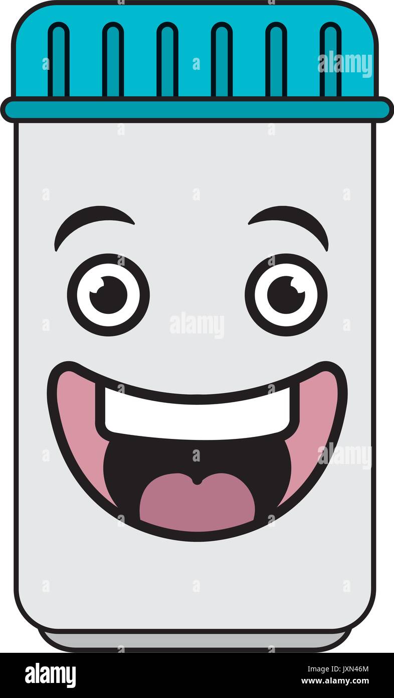 Bottle drugs character icon hi-res stock photography and images - Alamy