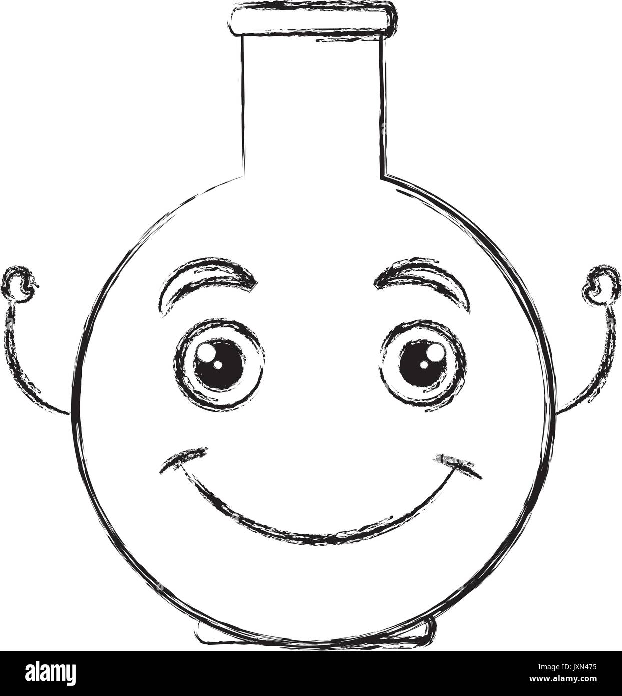 Tube test character kawaii hi-res stock photography and images - Alamy