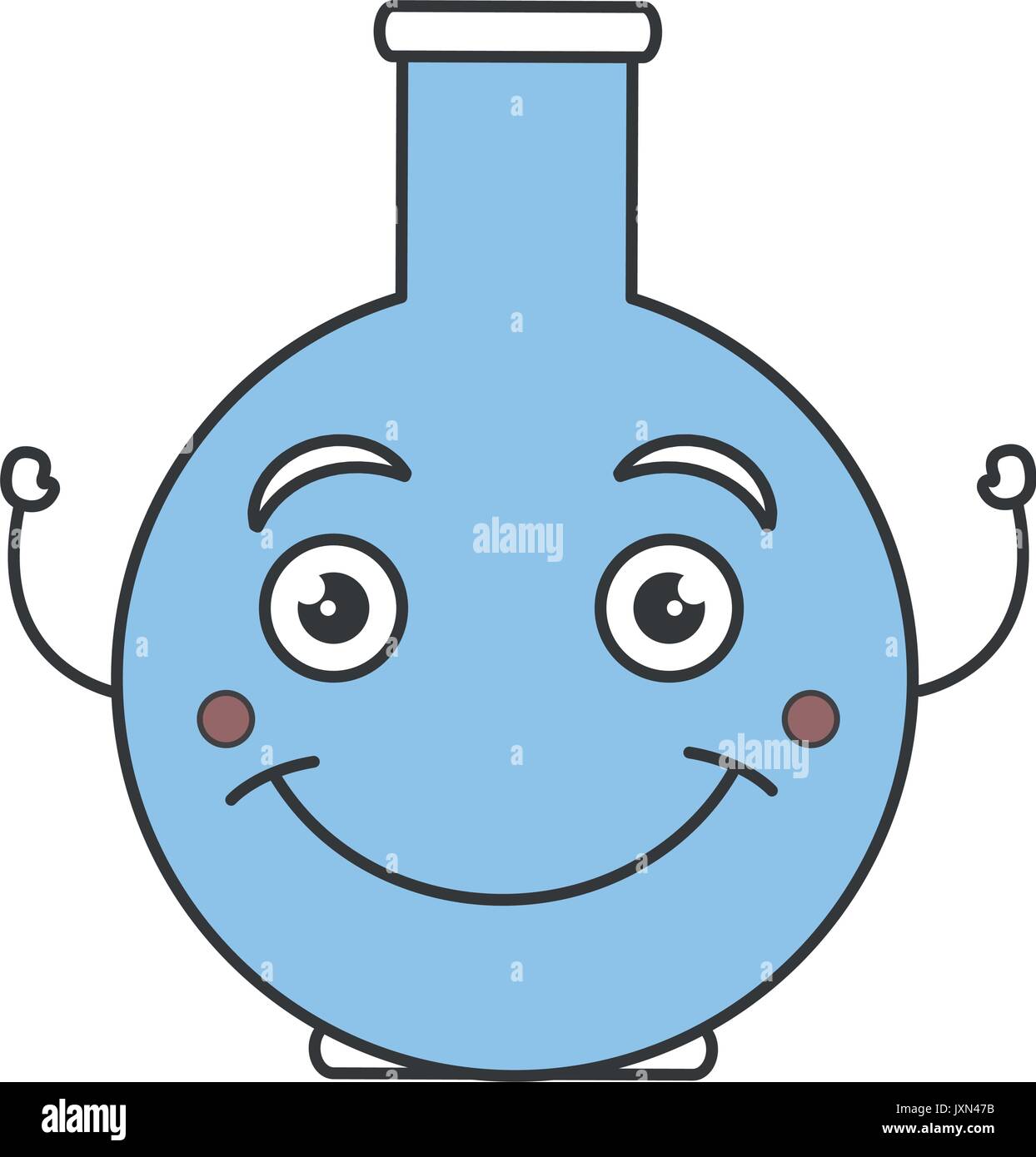 tube test kawaii character Stock Vector Image & Art - Alamy