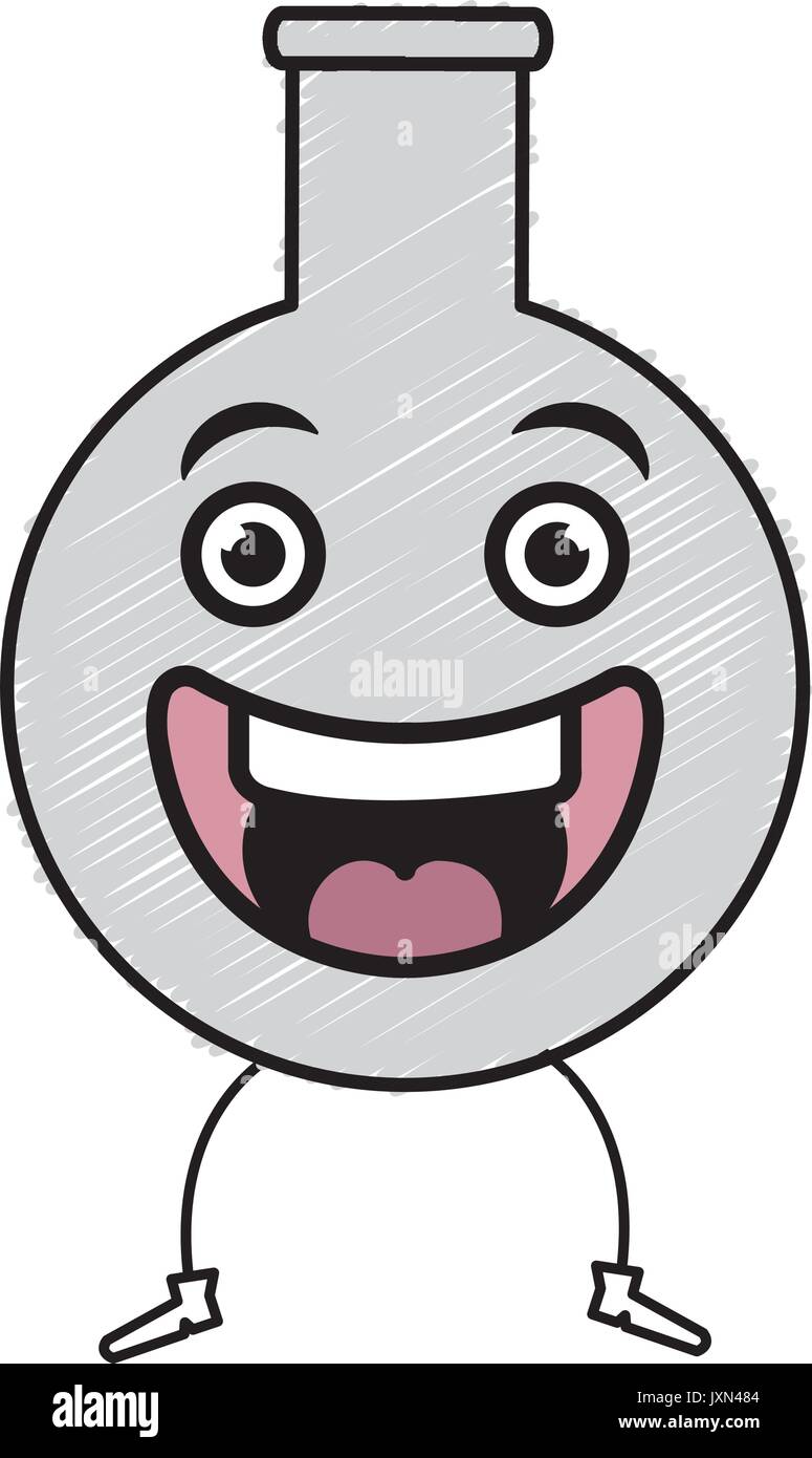 tube test kawaii character Stock Vector Image & Art - Alamy