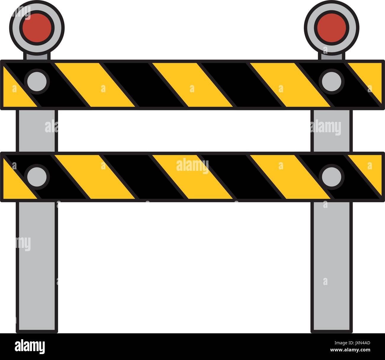 construction fence signal icon Stock Vector Image & Art - Alamy