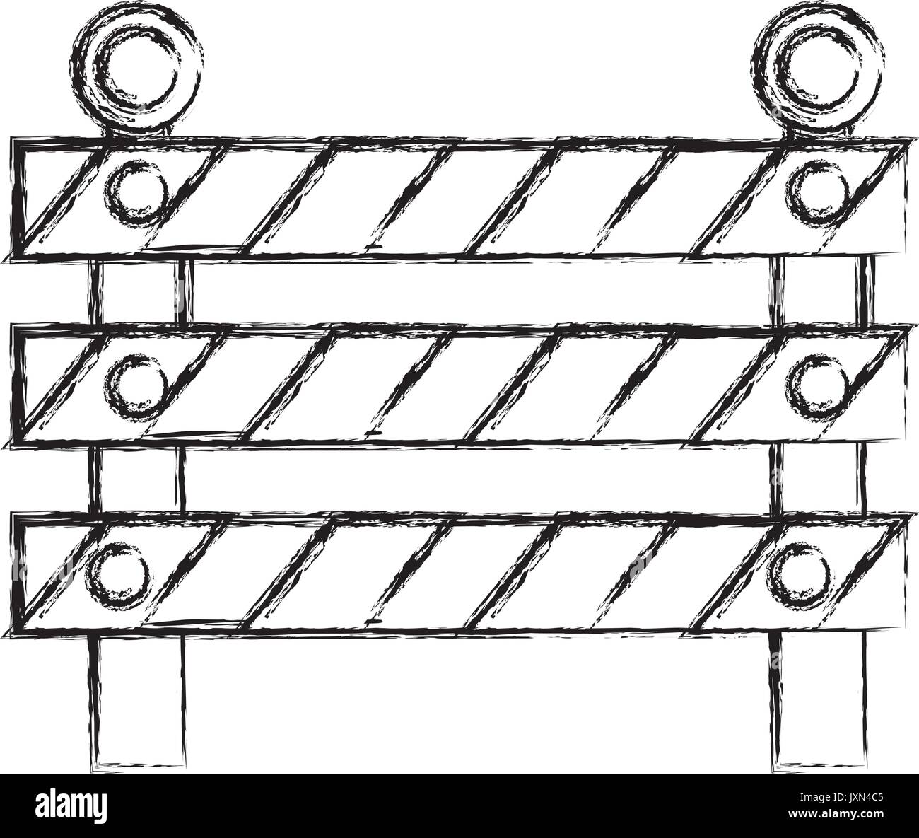 construction fence signal icon Stock Vector Image & Art - Alamy