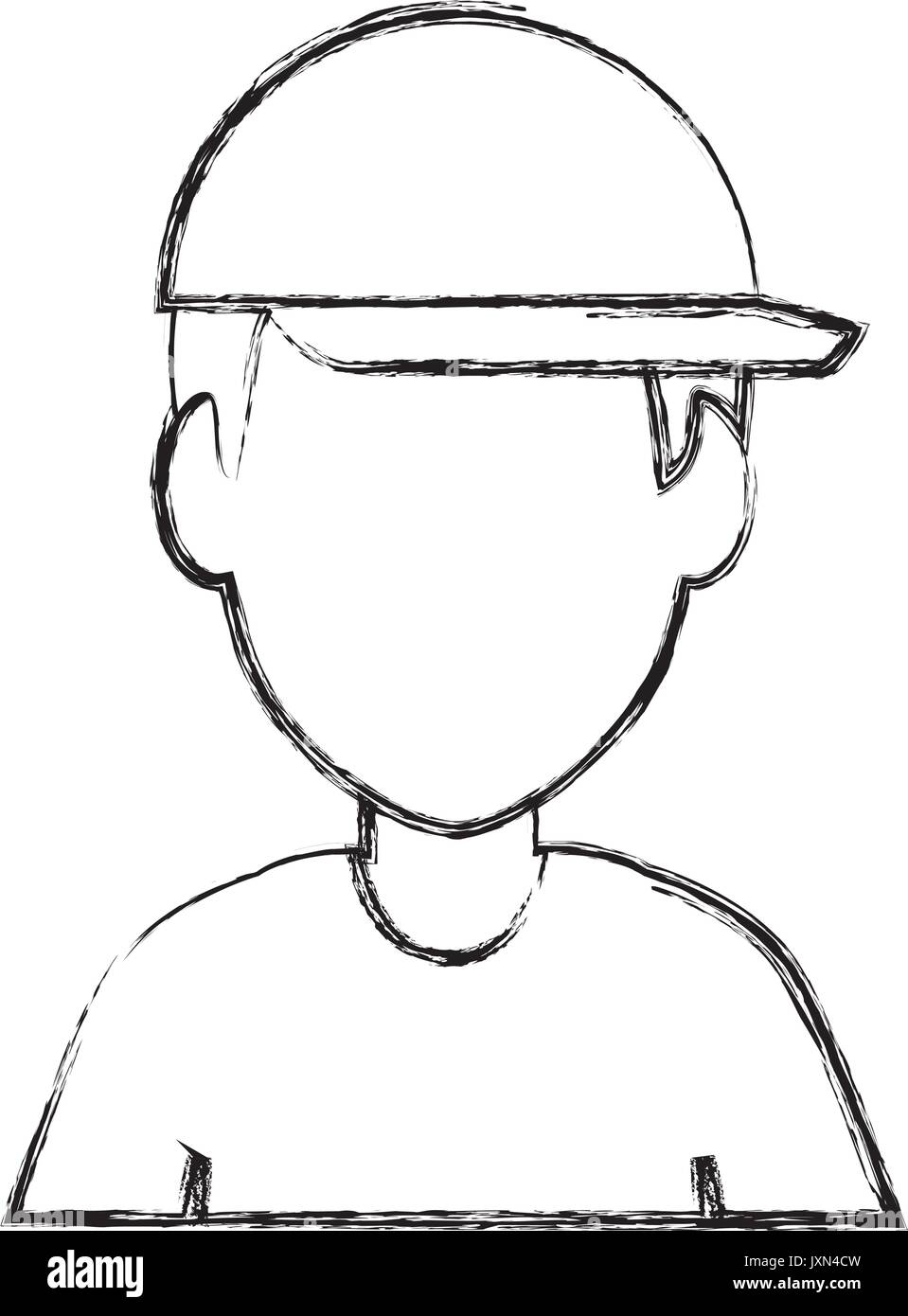 worker with helmet avatar Stock Vector Image & Art - Alamy