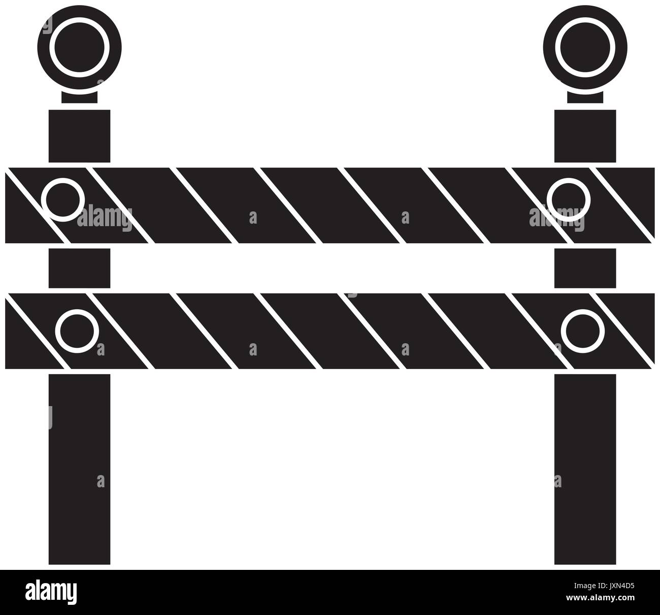 construction fence signal icon Stock Vector Image & Art - Alamy