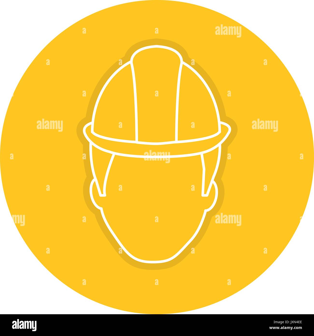 head worker with helmet Stock Vector Image & Art - Alamy