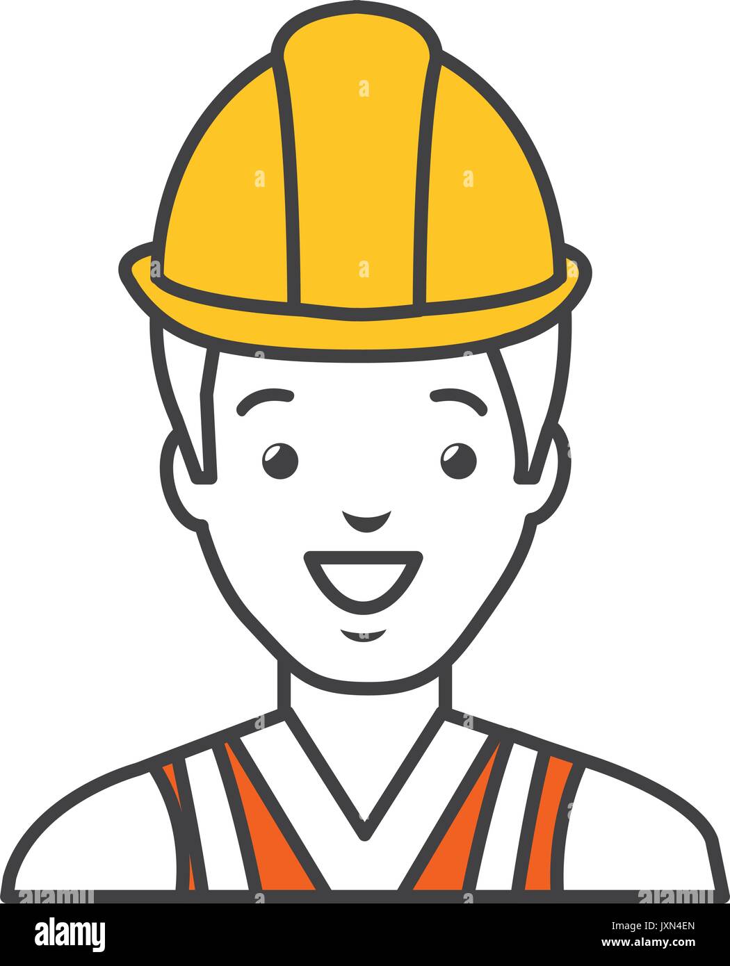 worker with helmet avatar Stock Vector Image & Art - Alamy