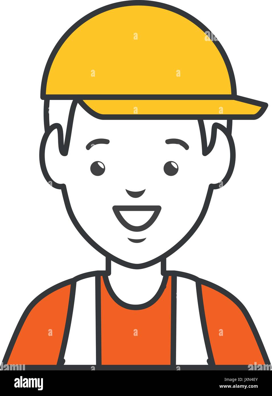 worker with helmet avatar Stock Vector Image & Art - Alamy