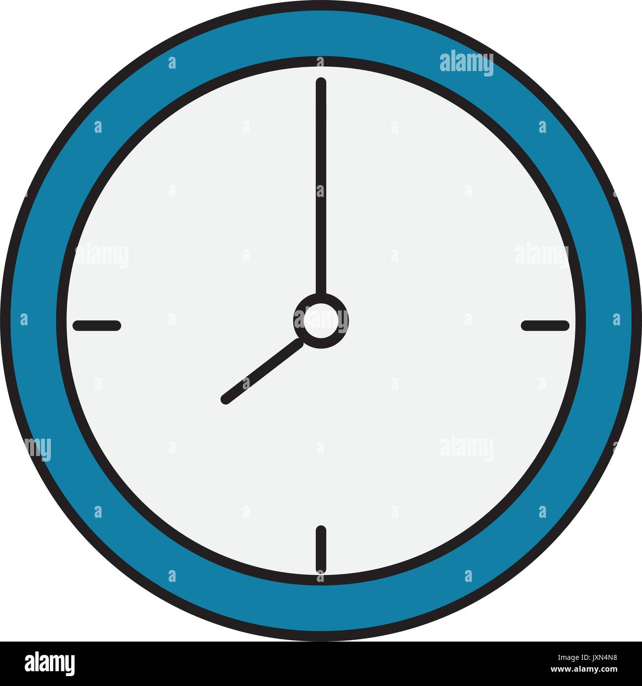 Contemporary clock modern alarm Stock Vector Images - Alamy