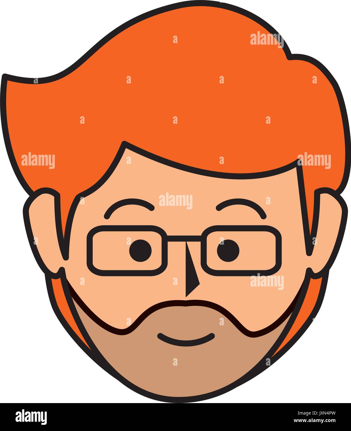 young man head avatar character Stock Vector Image & Art - Alamy