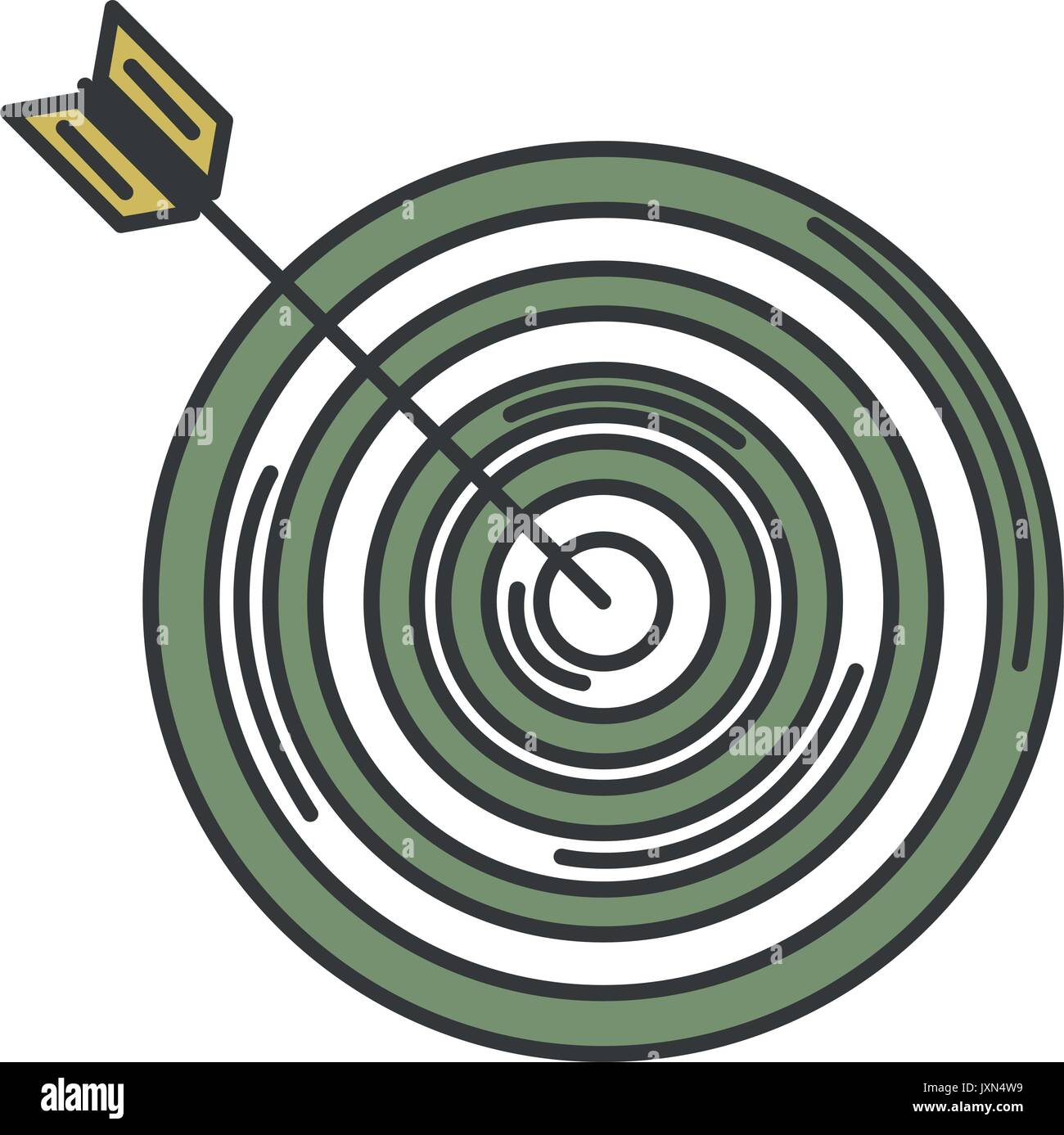 target with arrow icon Stock Vector Image & Art - Alamy