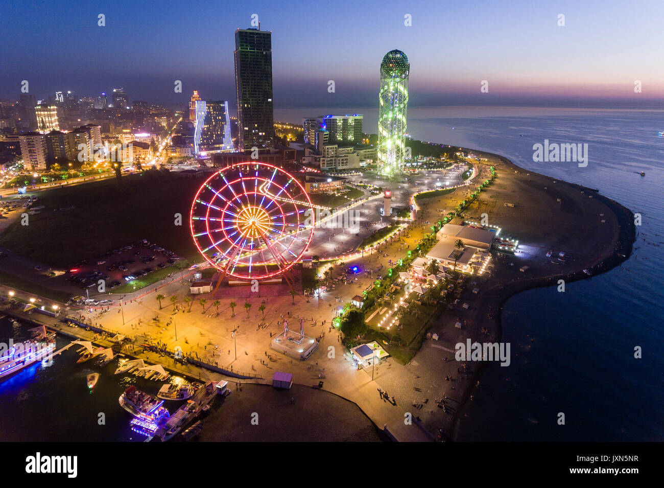Batumi at night hi-res stock photography and images - Alamy
