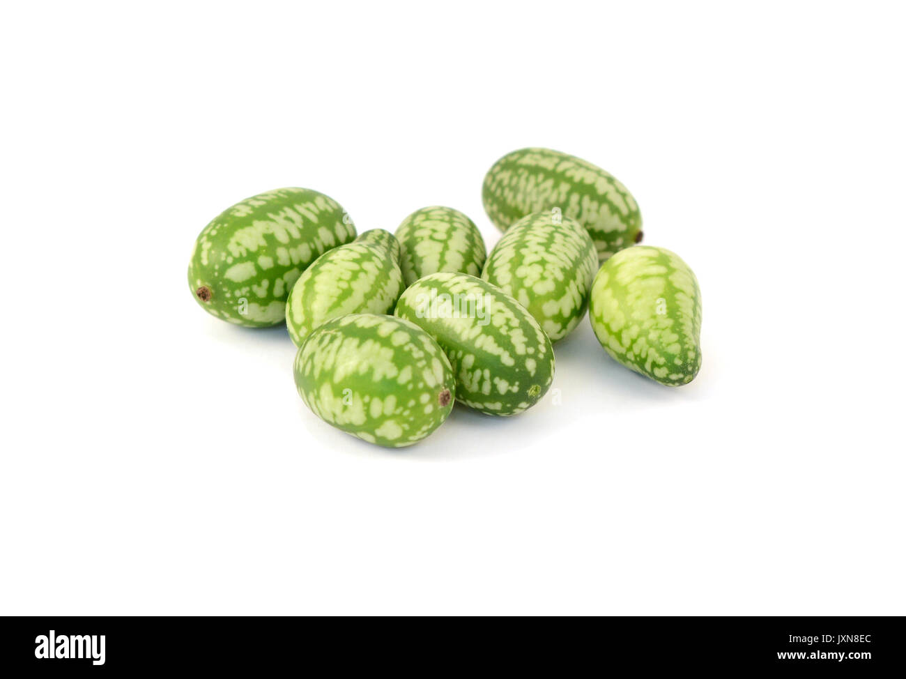 Group of cucamelons, Mexican sour gherkin, pepquino, or mouse melon ...
