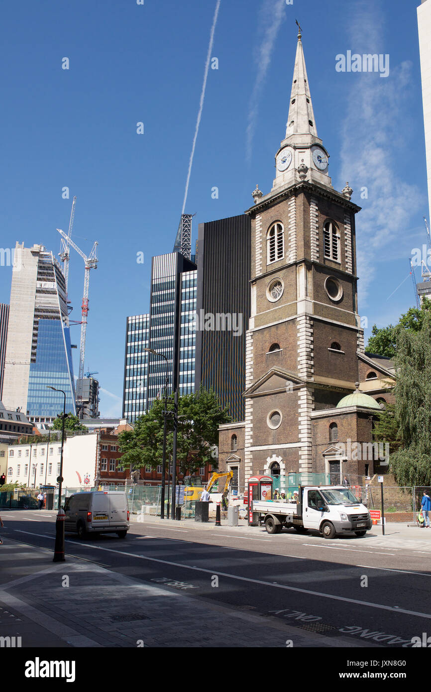 St botolph without aldgate church hi-res stock photography and images ...