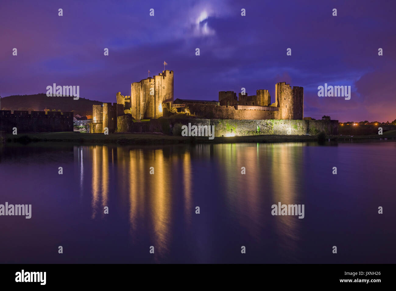 Caerphilly Castle South Wales High Resolution Stock Photography and ...