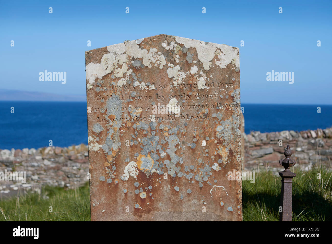 Weathered And Eroded Gravestone At The Abandoned Cemetary At ...