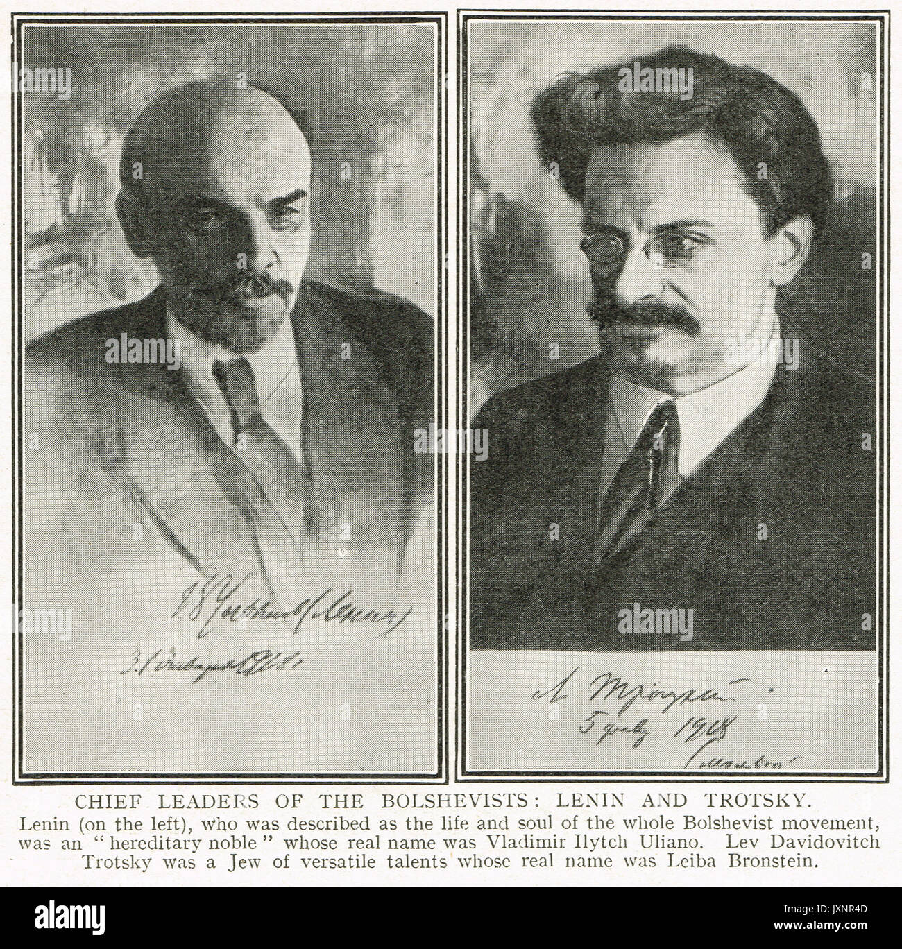 Trotsky and lenin hi-res stock photography and images - Alamy