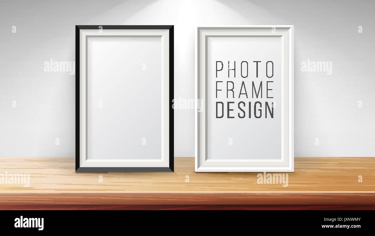 Vertical Frame Mock Up Vector. Good For Display Your Projects. High ...