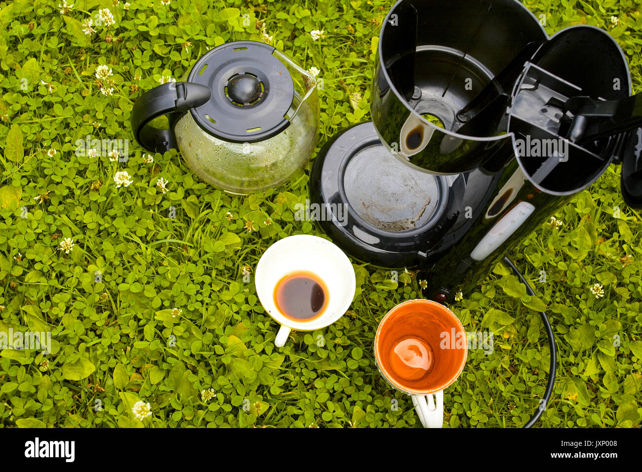 Washing Coffee Maker Stock Photo - Alamy