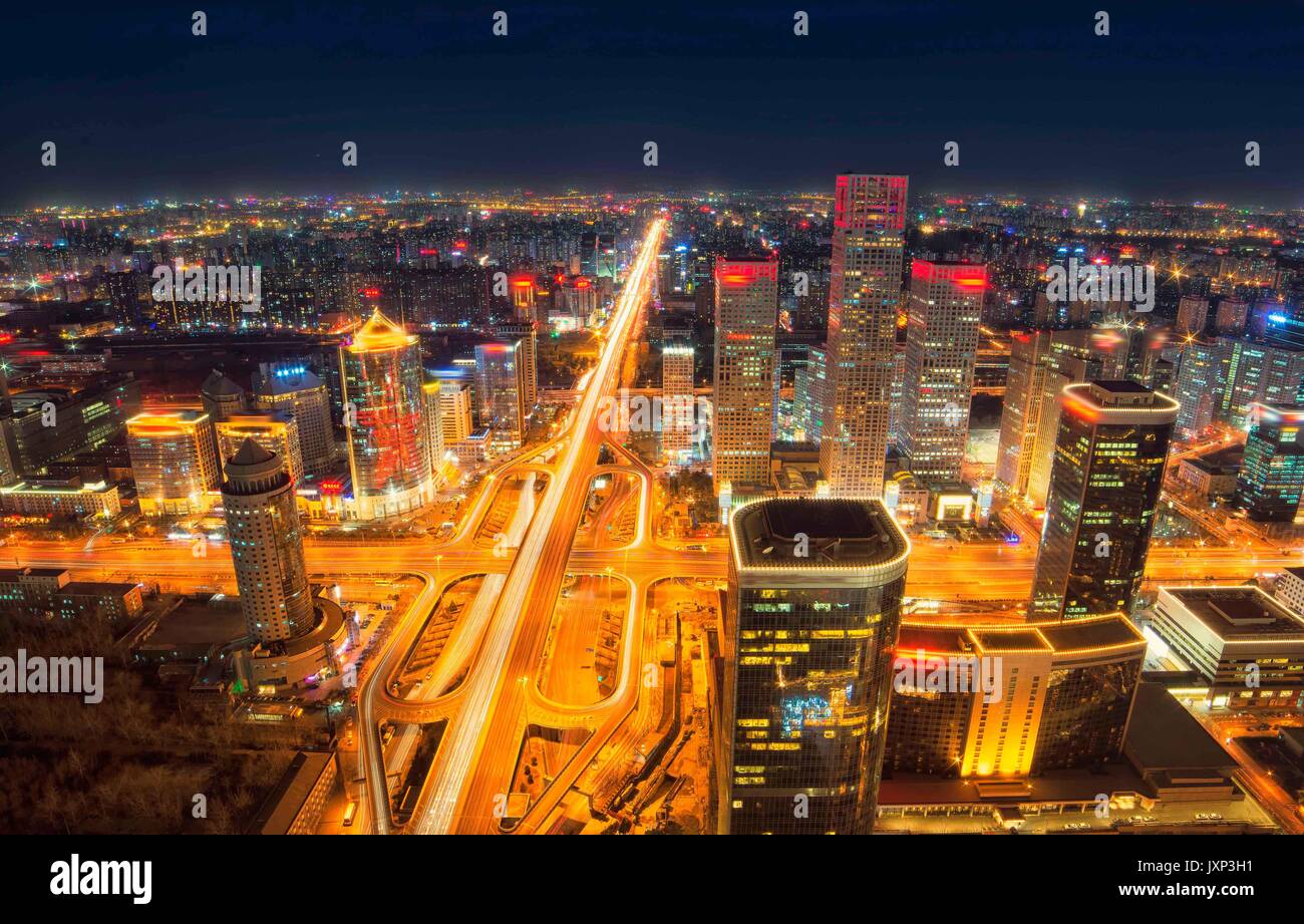 Beijing cbd urban road hi-res stock photography and images - Alamy