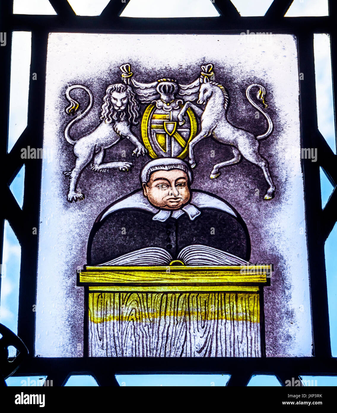 Old British Judge Stained Glass Goldman Law Library Yale University New ...