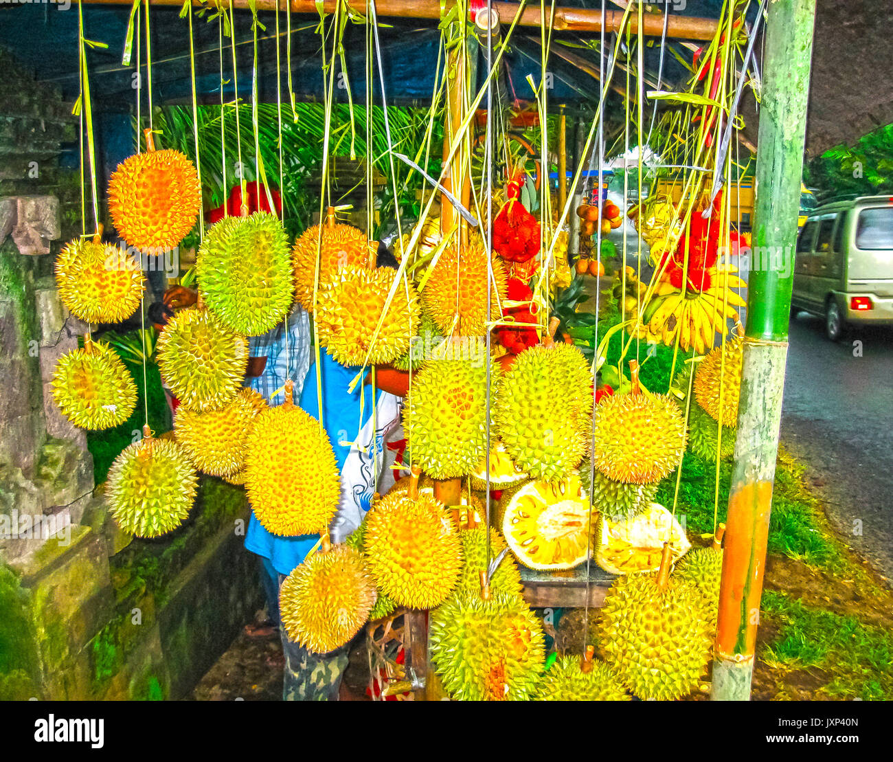 Durian market bali hi-res stock photography and images - Alamy