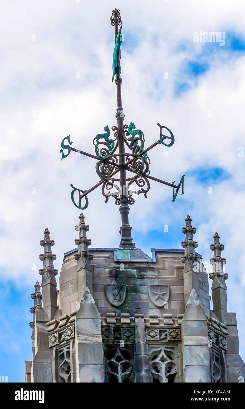 Tower Windvane Yale University Sterling Memorial Library Statue New ...