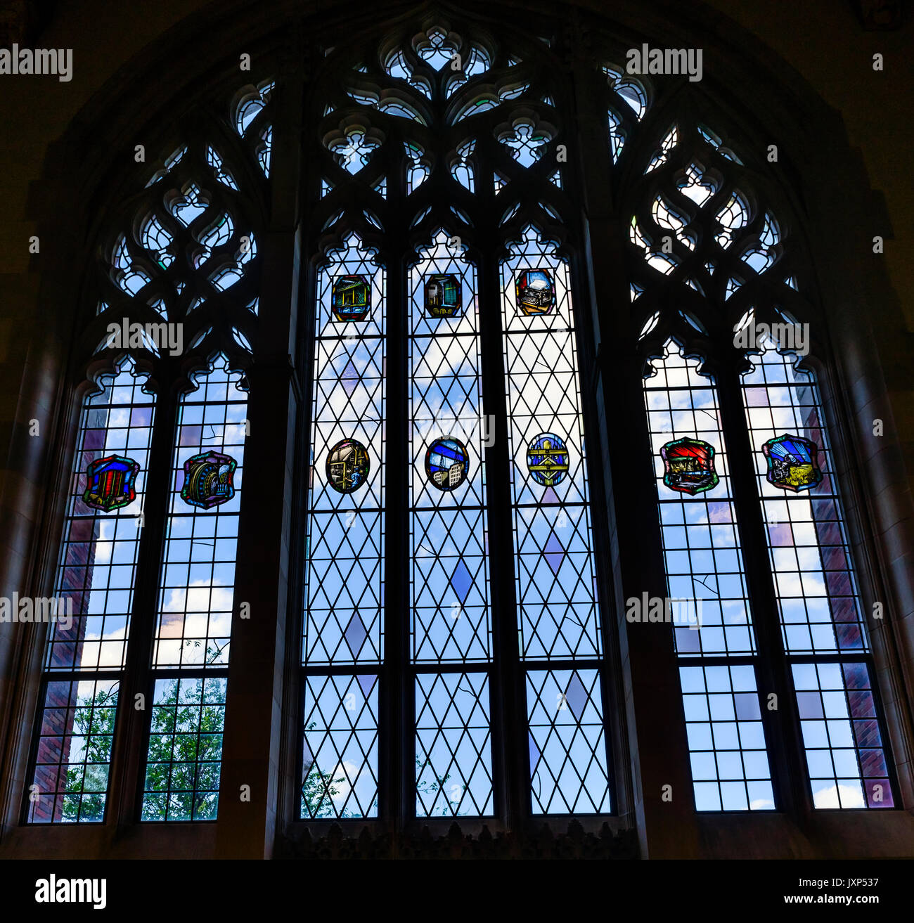Stained Glass Window Goldman Law Library Yale University New Haven ...