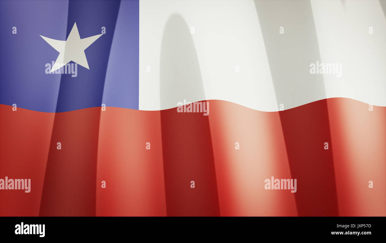 Chile Flag close up waving Stock Photo - Alamy