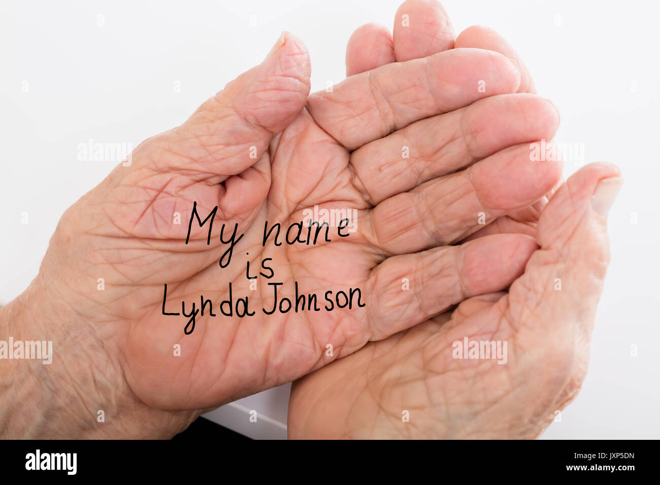 Elderly person with dementia hi-res stock photography and images - Alamy