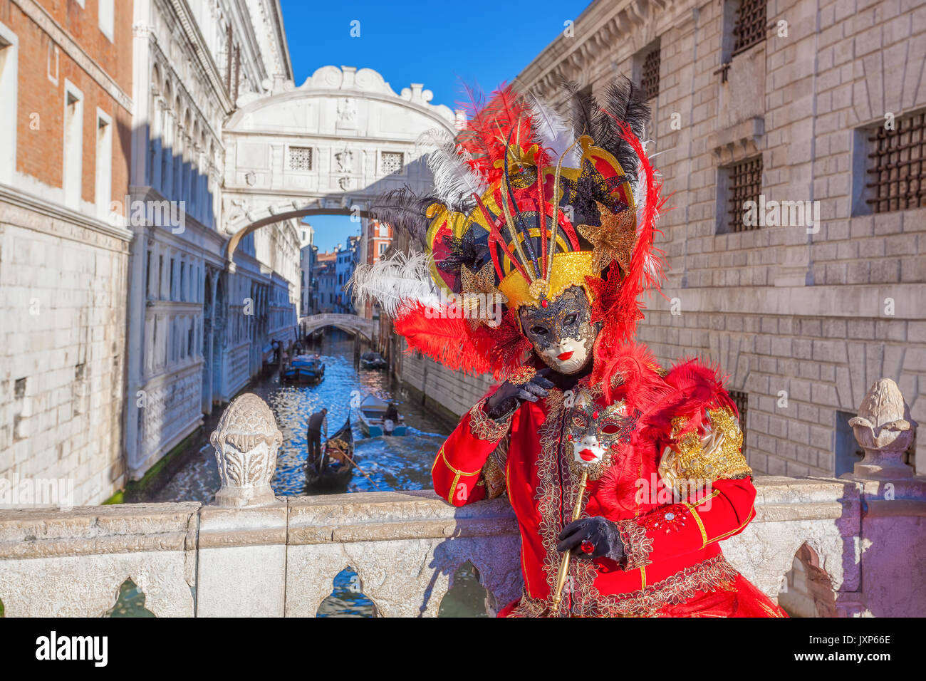 Amazing carnival mask in Venice, Italy Stock Photo - Alamy
