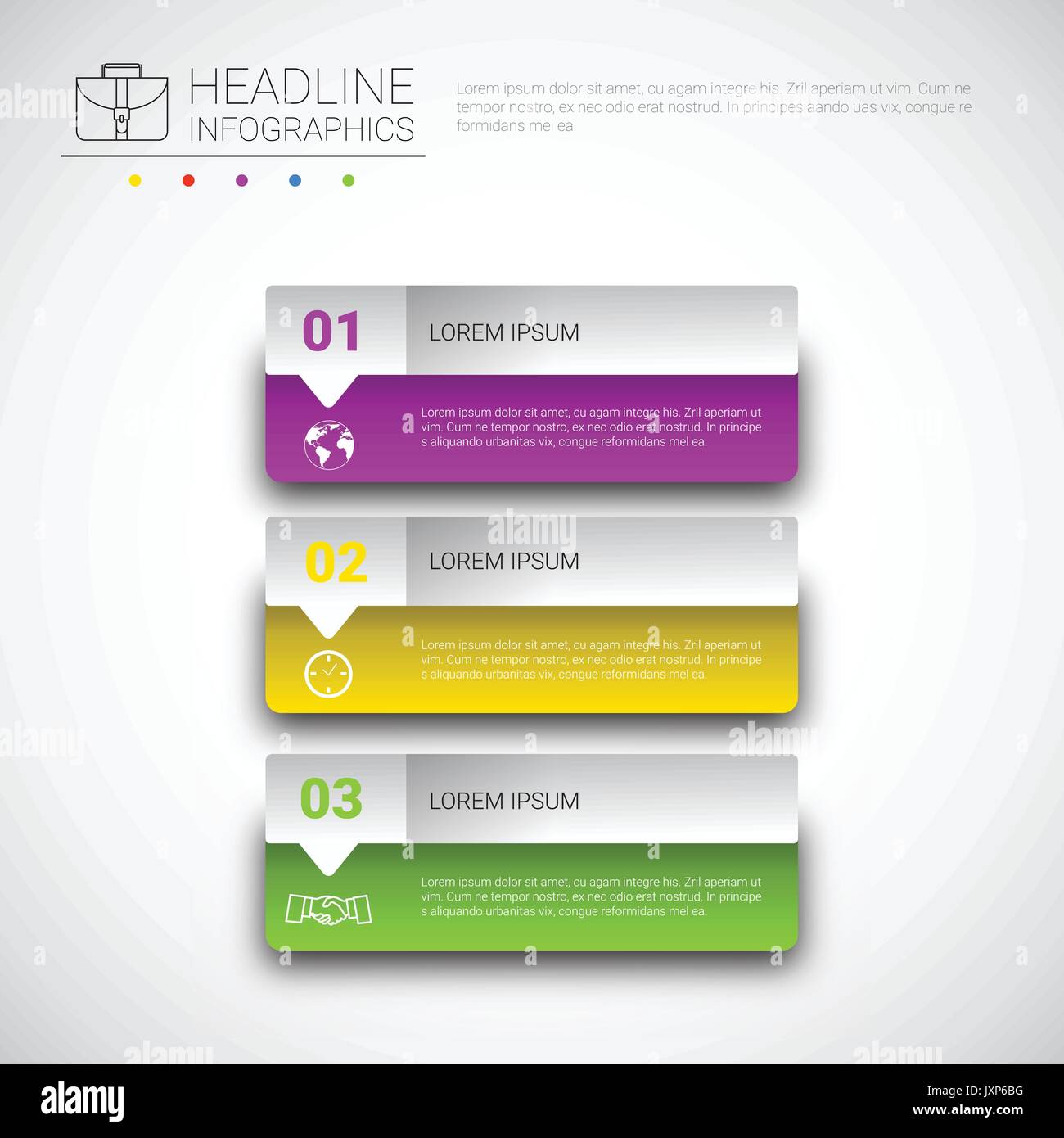 Headline Infographic Design Business Data Graphic Collection ...