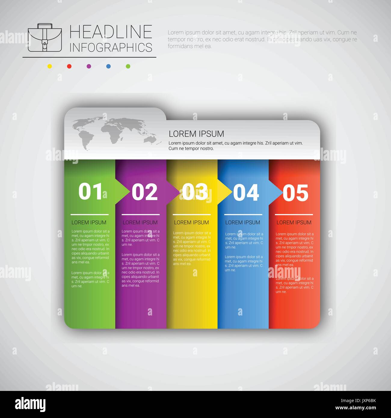 Headline Infographic Design Business Data Graphic Collection ...