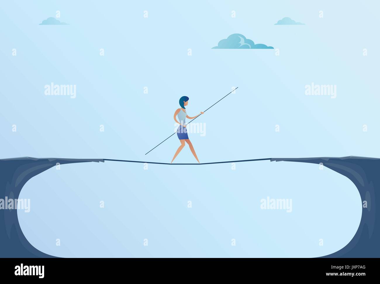 Walk over bridge Stock Vector Images - Alamy