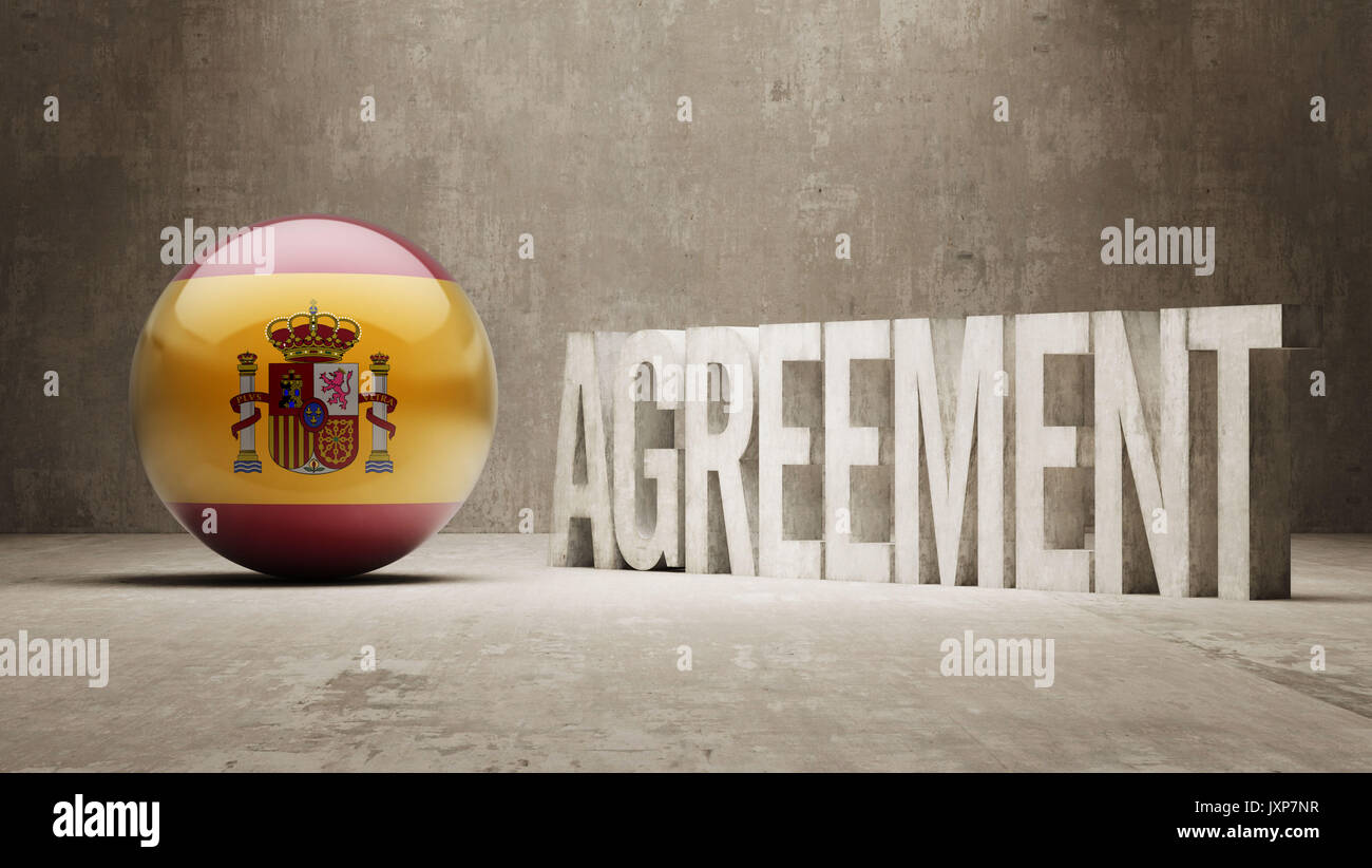 Spain High Resolution Agreement Concept Stock Photo - Alamy