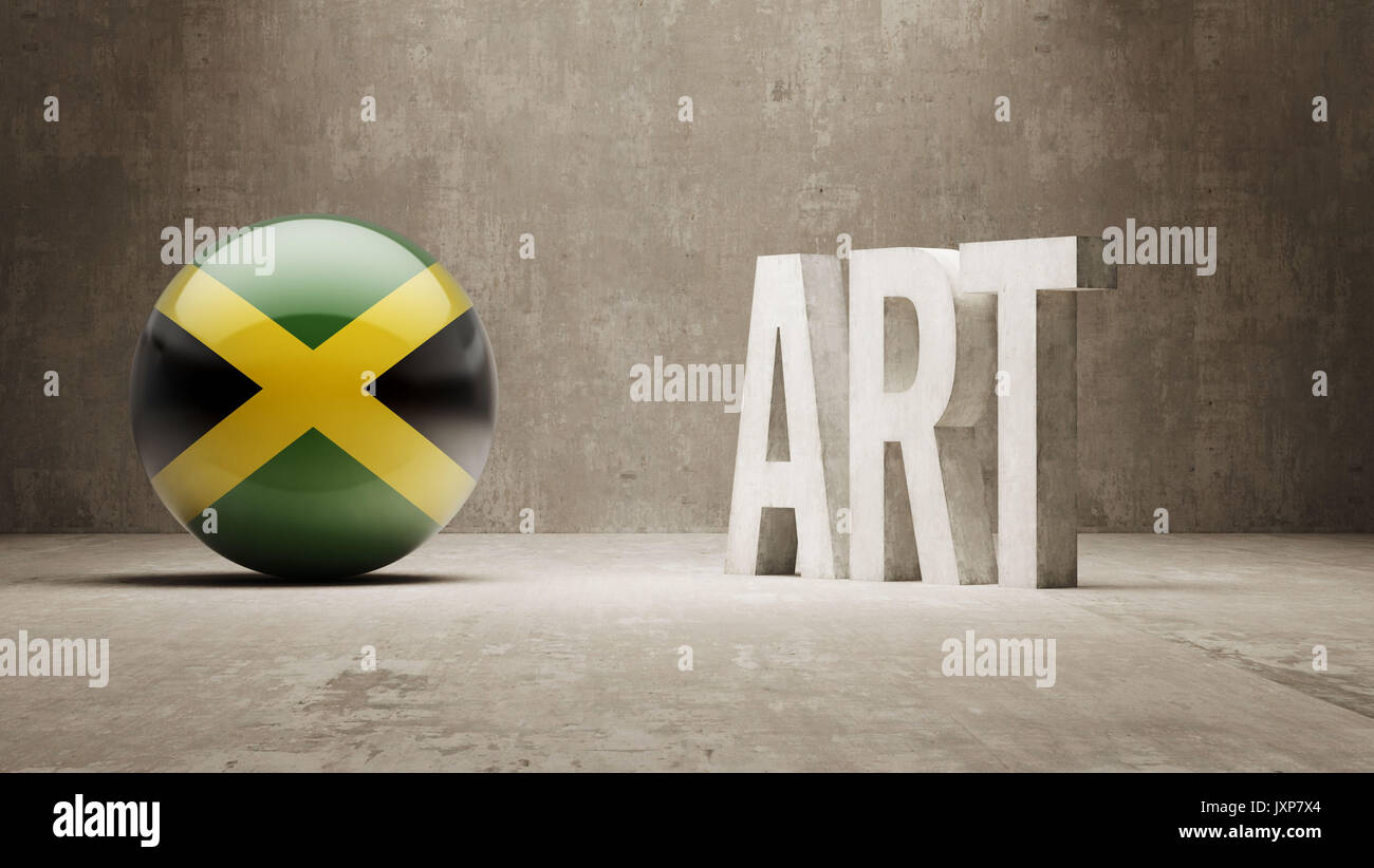 Jamaica High Resolution Art Concept Stock Photo - Alamy