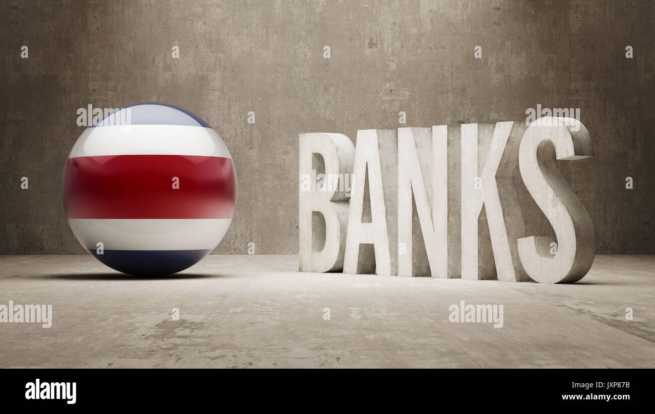 Costa Rica High Resolution Banks Concept Stock Photo - Alamy