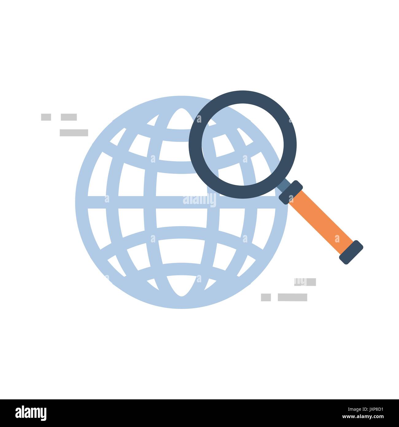 Find global map search internet Cut Out Stock Images & Pictures - Alamy