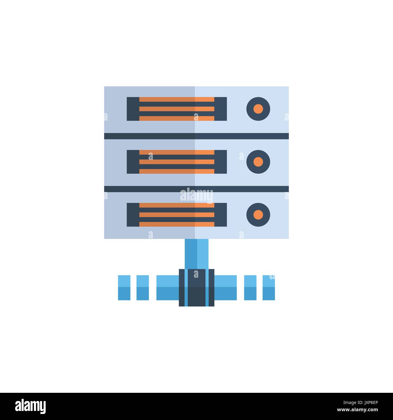 Data Center Icon Cloud Computer Connection Hosting Server Database Synchronize Technology Stock ...