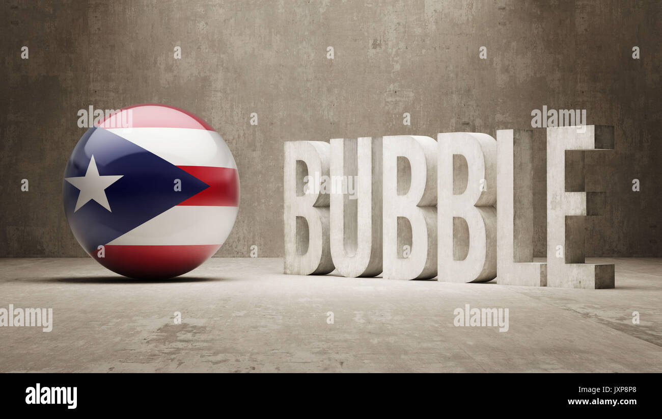 Puerto Rico High Resolution Bubble Concept Stock Photo - Alamy