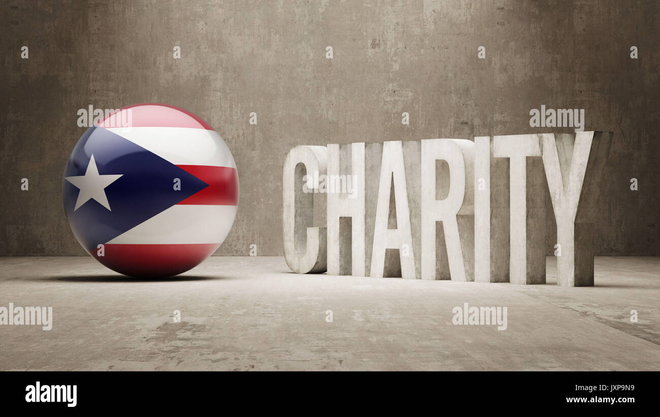 Puerto Rico High Resolution Charity Concept Stock Photo - Alamy