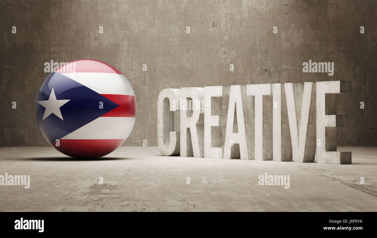 Puerto Rico High Resolution Creative Concept Stock Photo - Alamy
