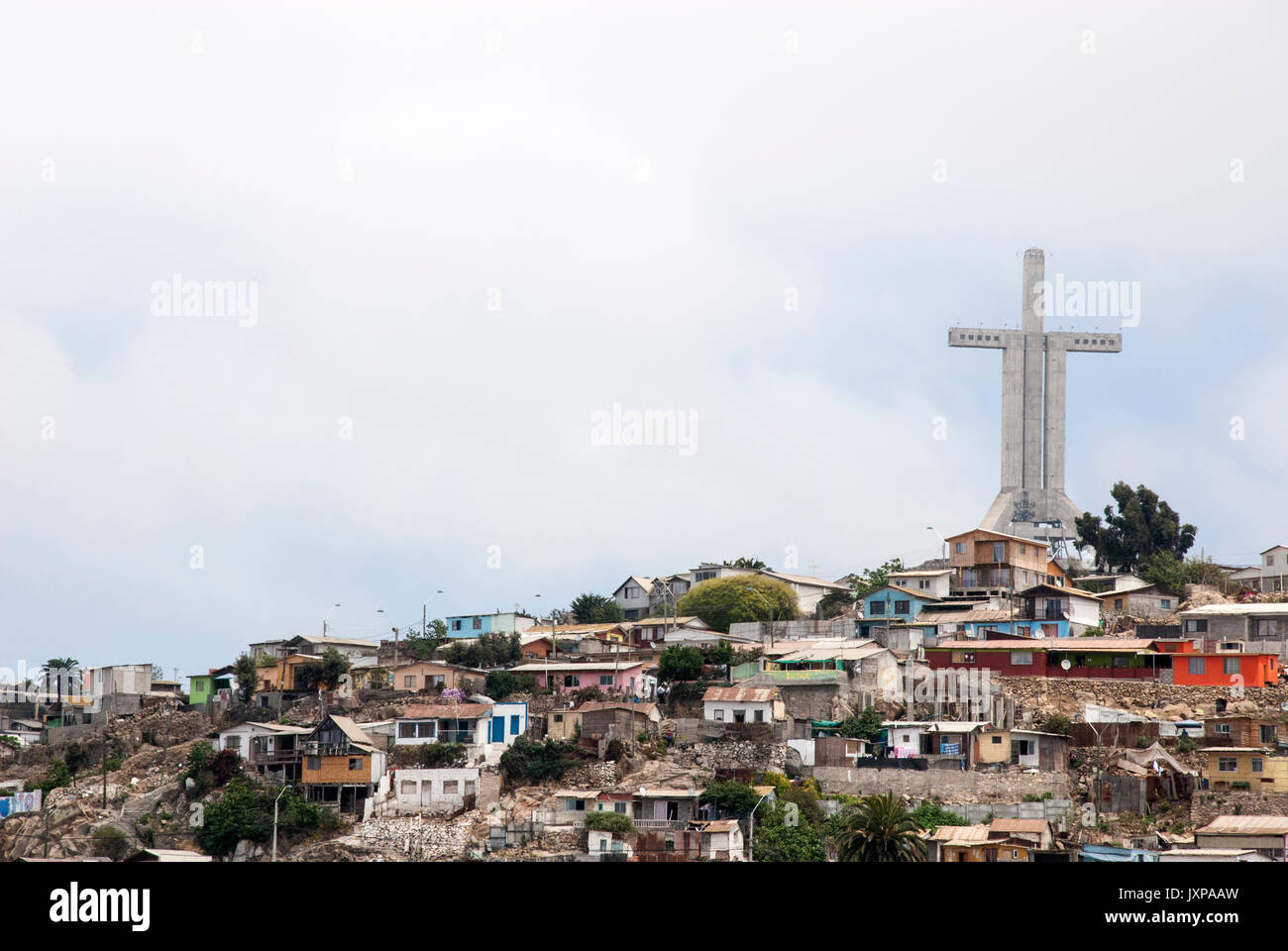 Chile - View Of Coquimbo - Memorial Cross Of The Third Millennium ...