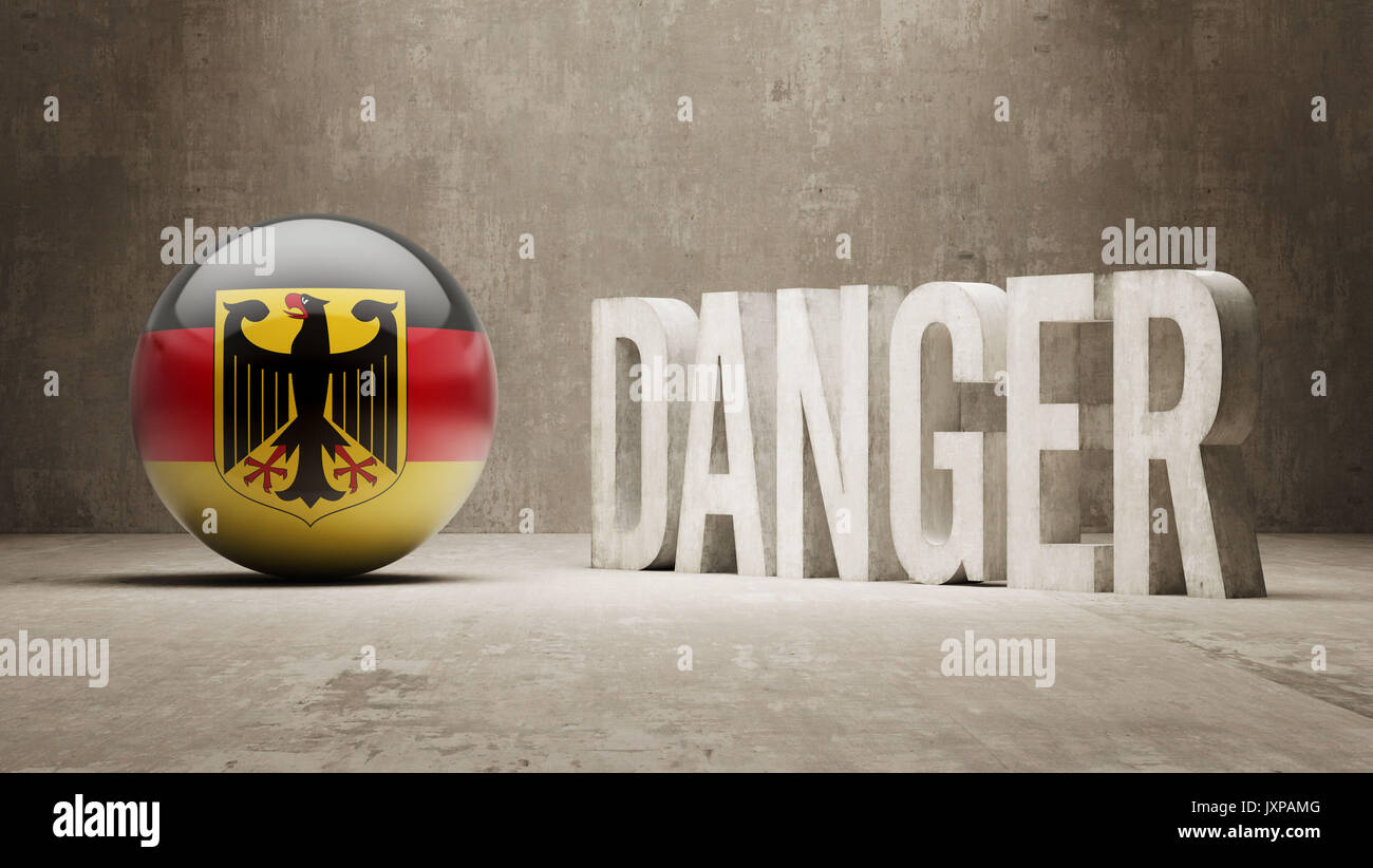 Germany High Resolution Danger Concept Stock Photo - Alamy